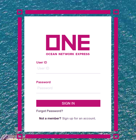 ONE eCommerce Announcement Login Page | ONE